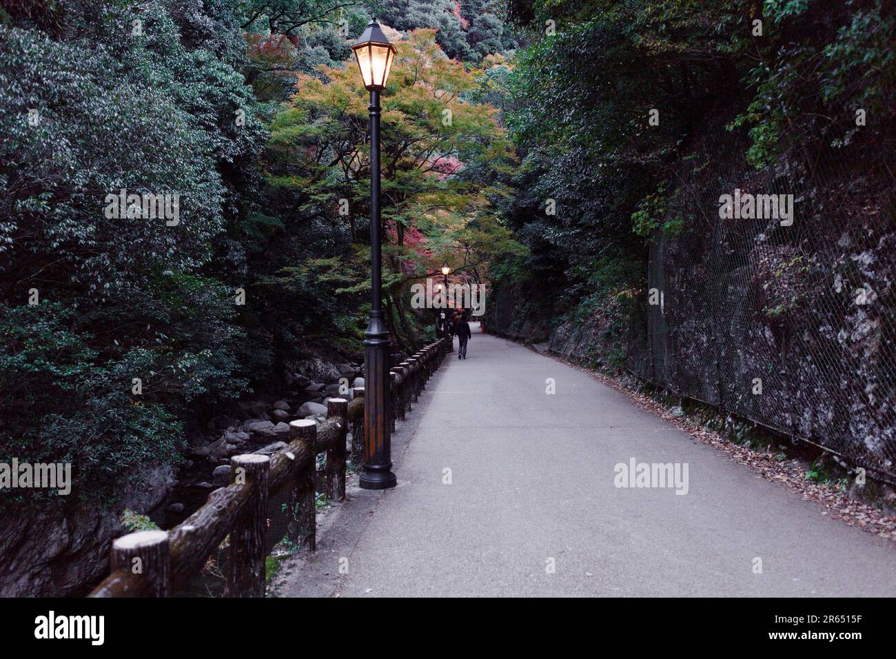 Minoh Waterfall Path Stock Photo - Alamy