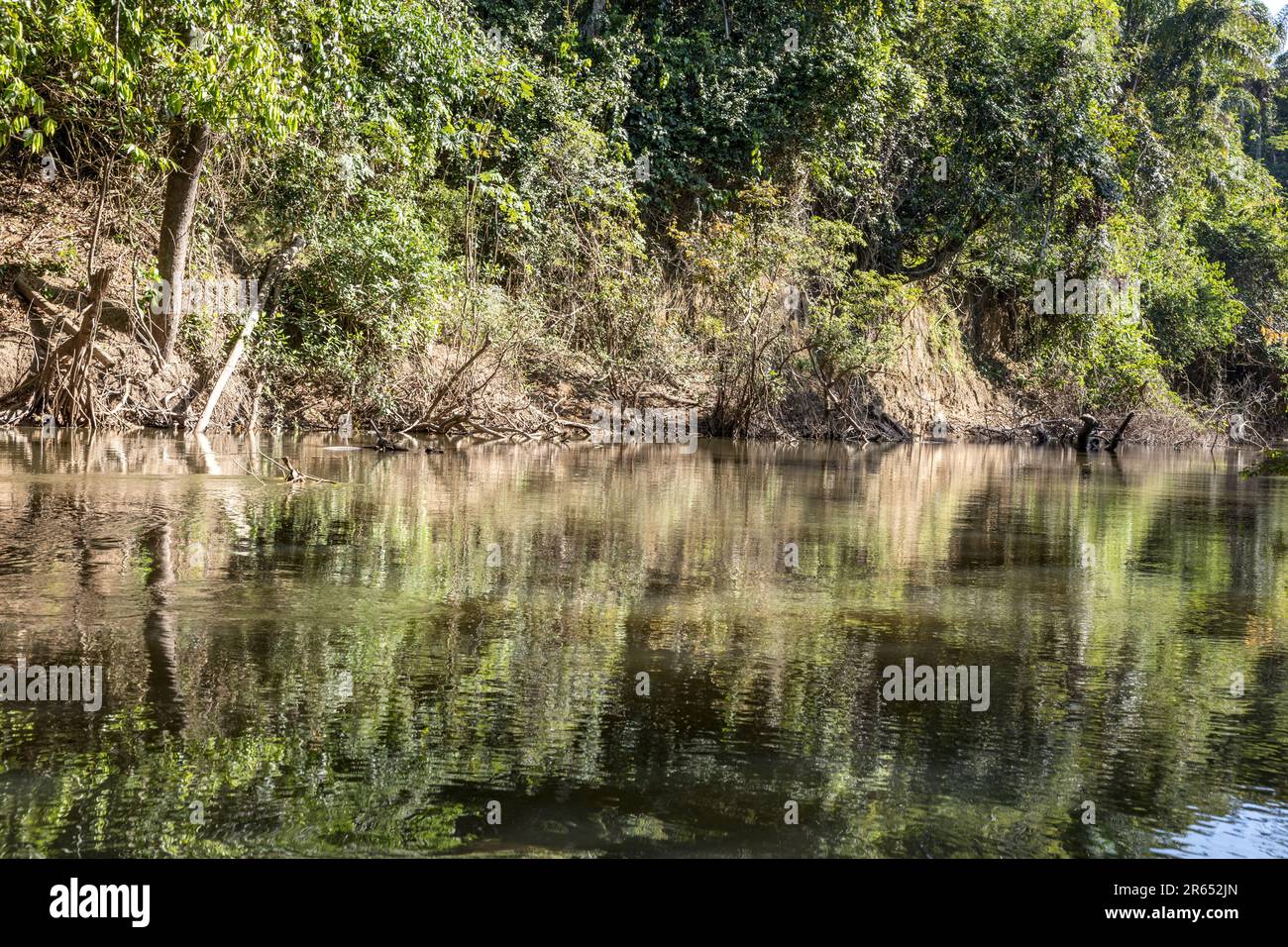 Burro Burro River, Surama, Amerindian village, North Rupununi, Upper ...