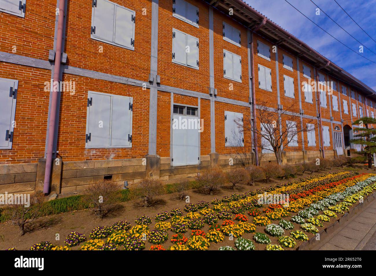 East cocoon warehouse of Tomioka Silk Mill Stock Photo - Alamy