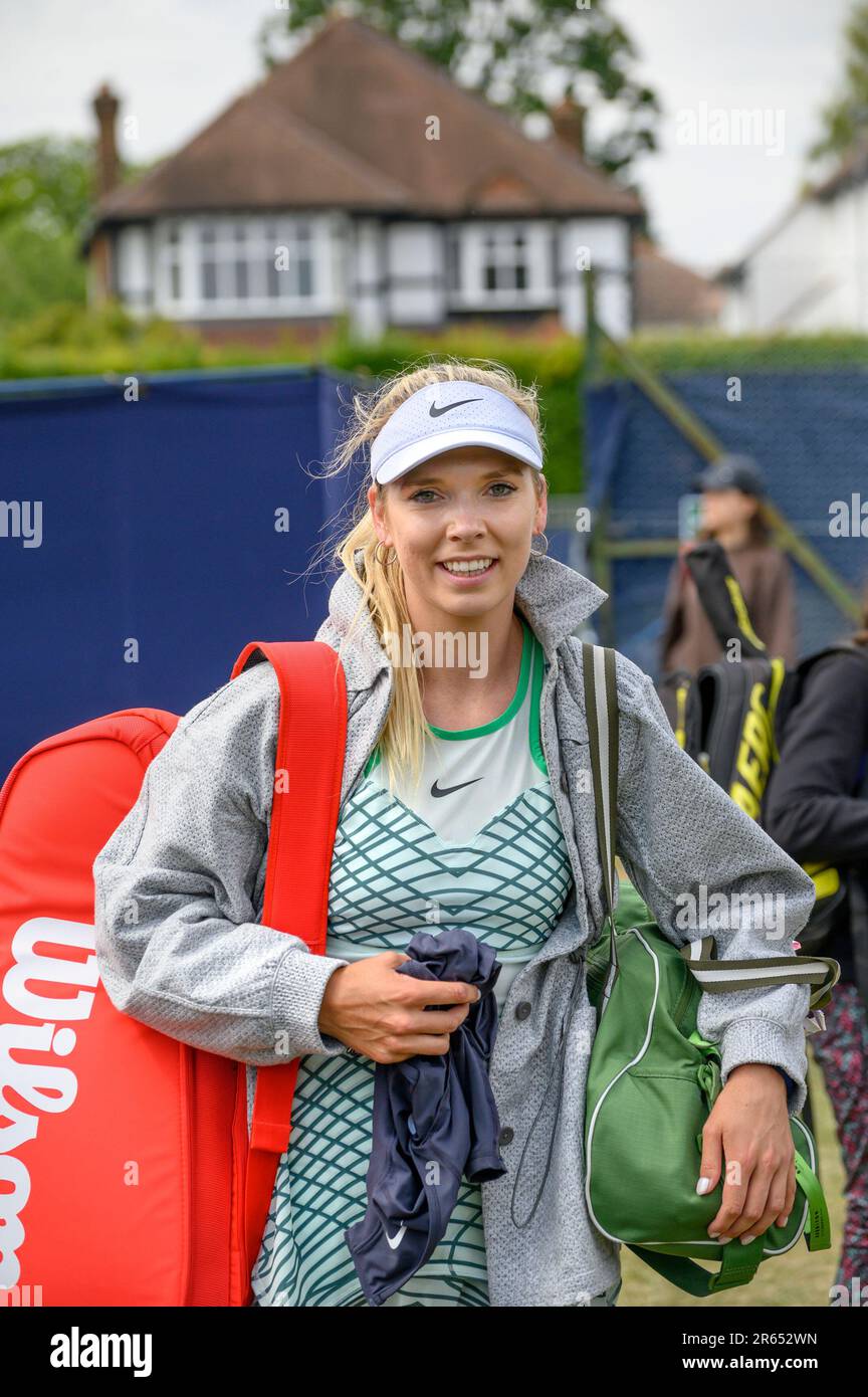Katie boulter serve hi-res stock photography and images - Alamy