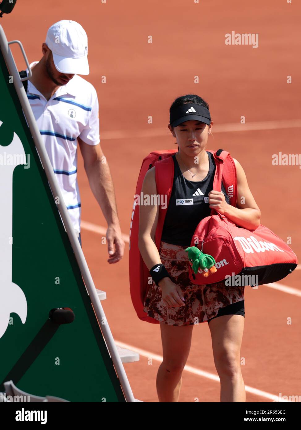 Paris, France. 7th June, 2023. Tennis player Tim Puetz (Germany) and ...