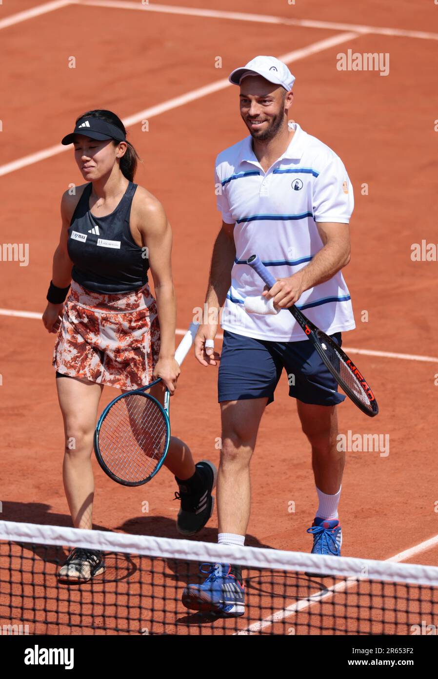 Paris, France. 7th June, 2023. Tennis player Tim Puetz (Germany) and ...