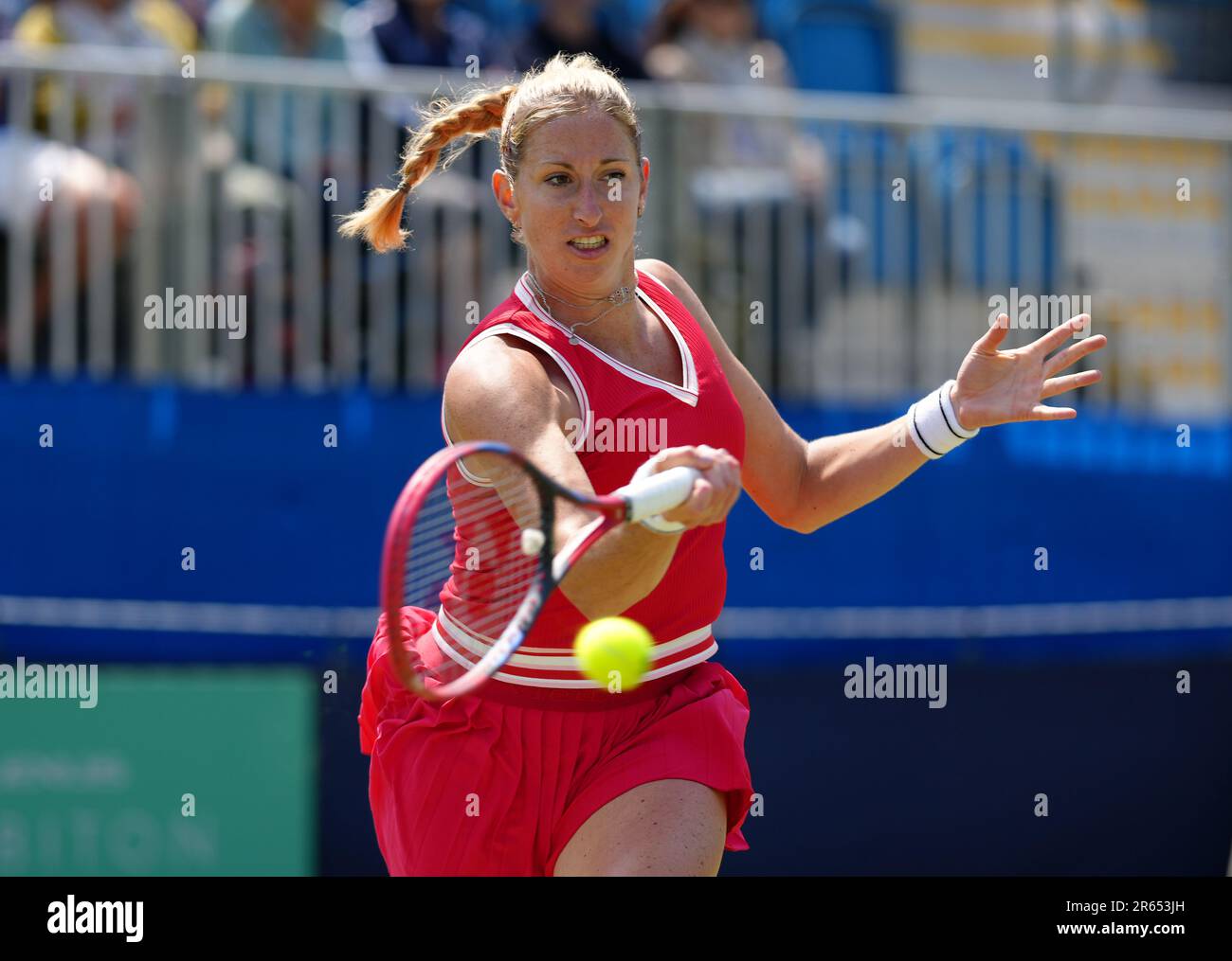 Magali Kempen in action during her match against Harriet Dart (not ...