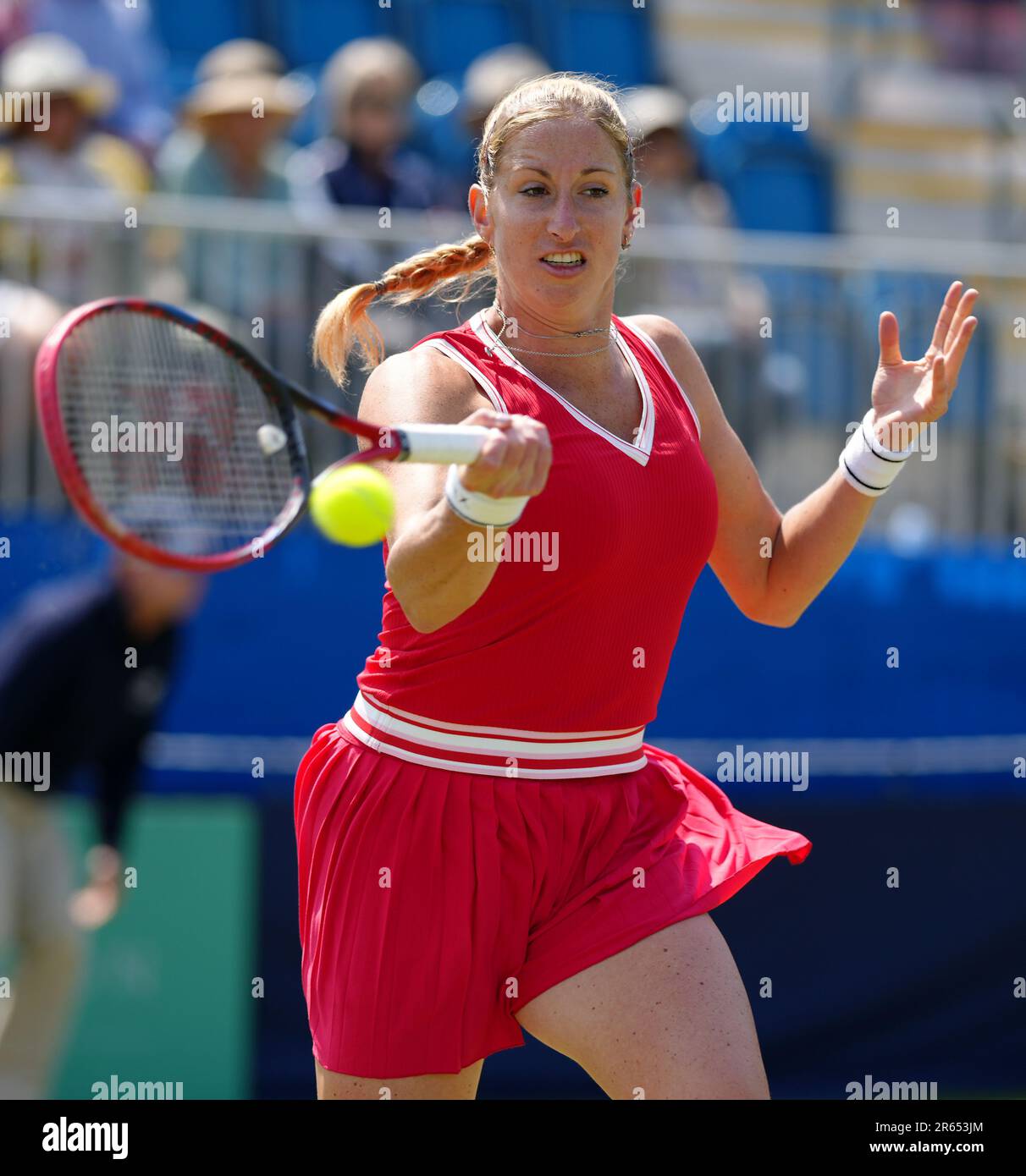 Magali Kempen in action during her match against Harriet Dart (not ...