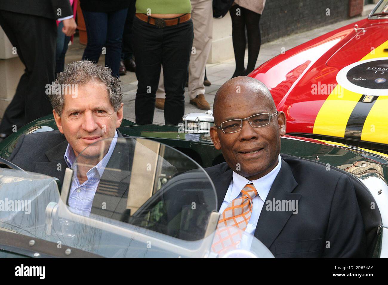 F1 world champion Jody Scheckter with South Africa's Excellency Dr ...