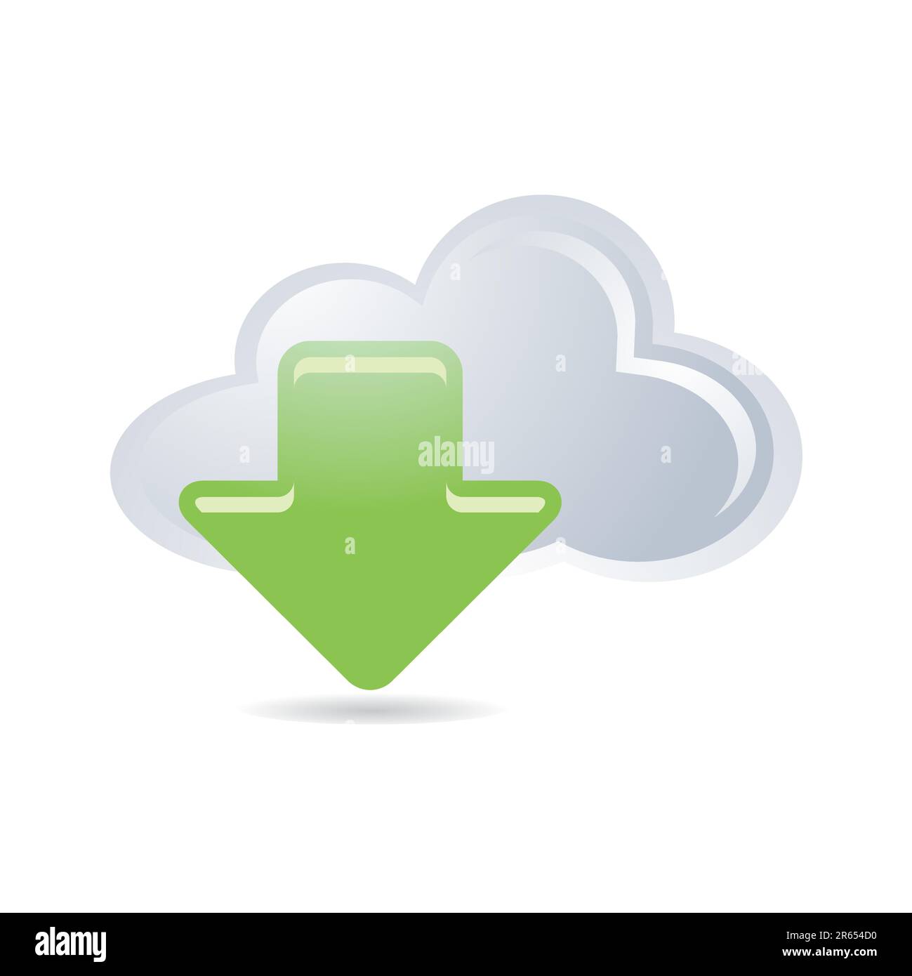 cloud and arrow Stock Vector Image & Art - Alamy