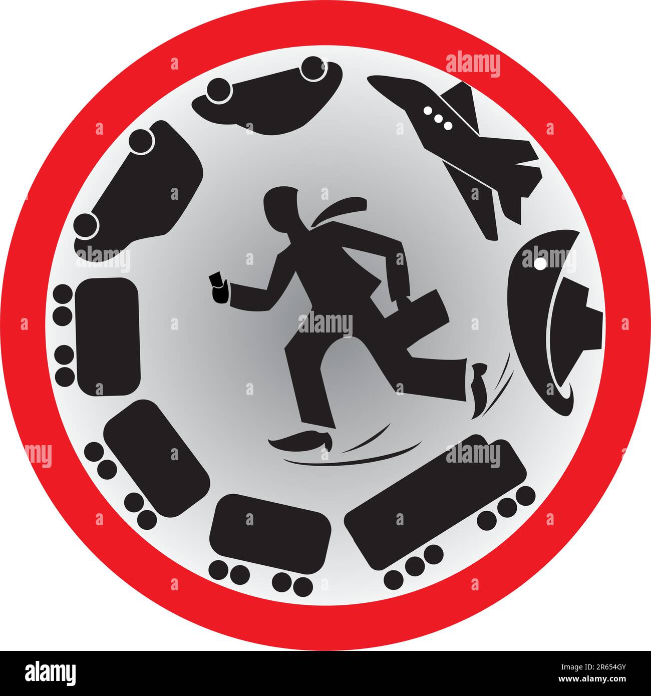 Everyday transportation sign. Vector illustration Stock Vector Image ...