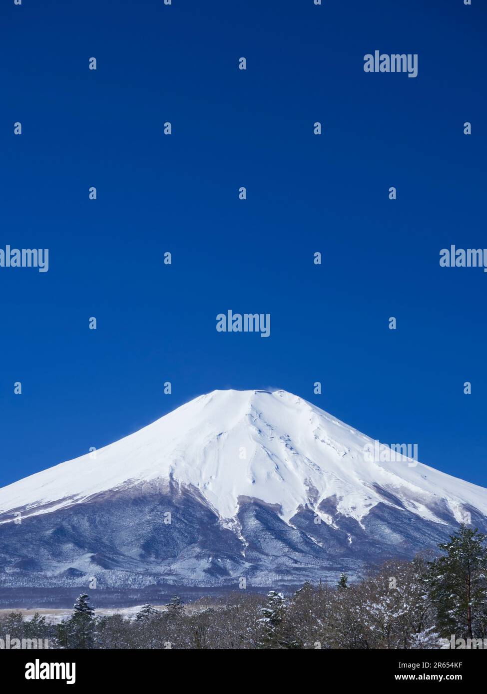 Mount Fuji in winter Stock Photo - Alamy