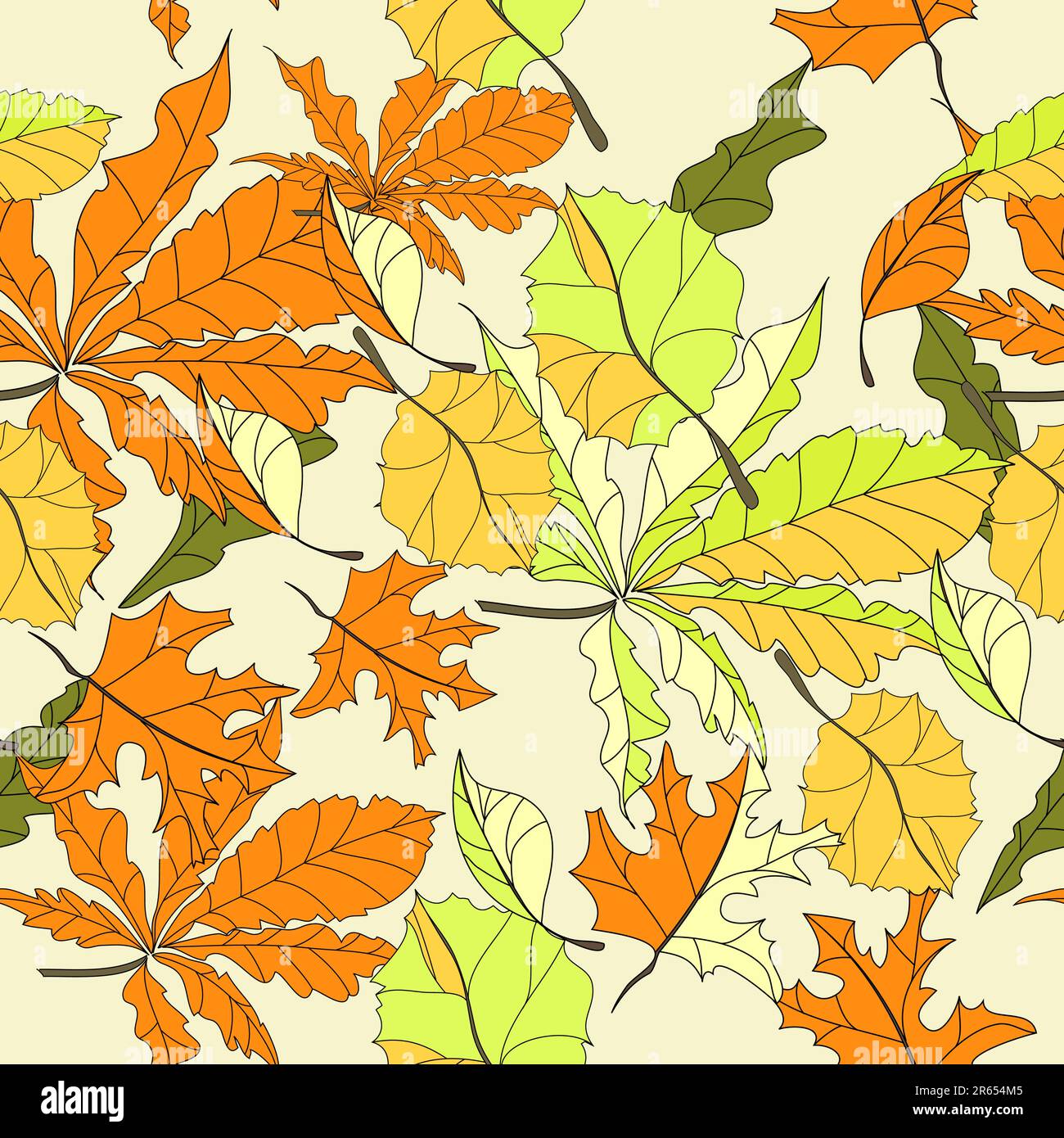 autumn seamless wallpaper Stock Vector Image & Art - Alamy