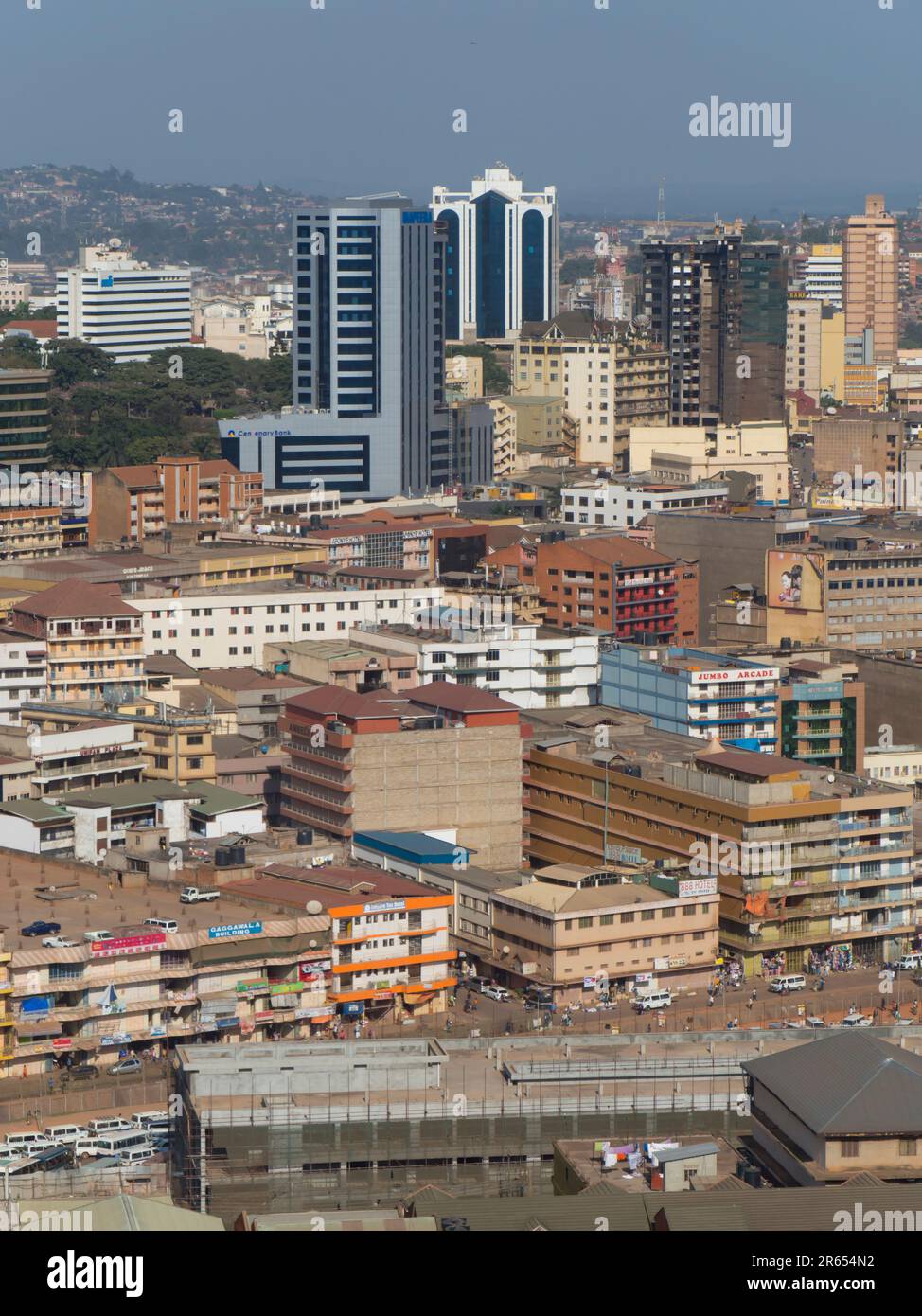 Uganda, Kampala city skyline Stock Photo - Alamy