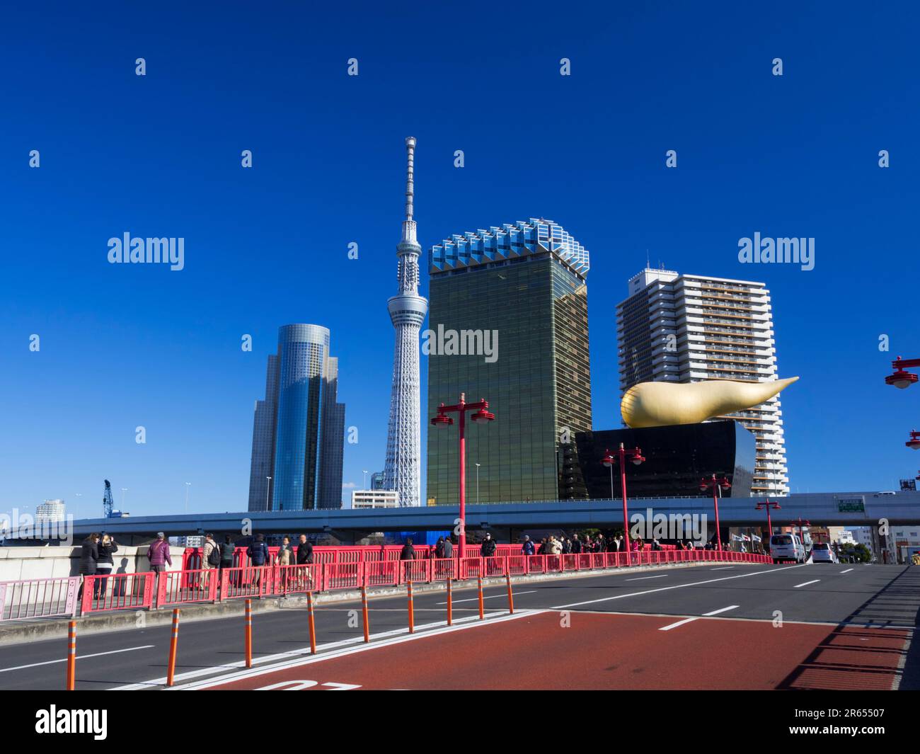 Tokyo Sky Tree and Azuma Bridge Stock Photo - Alamy