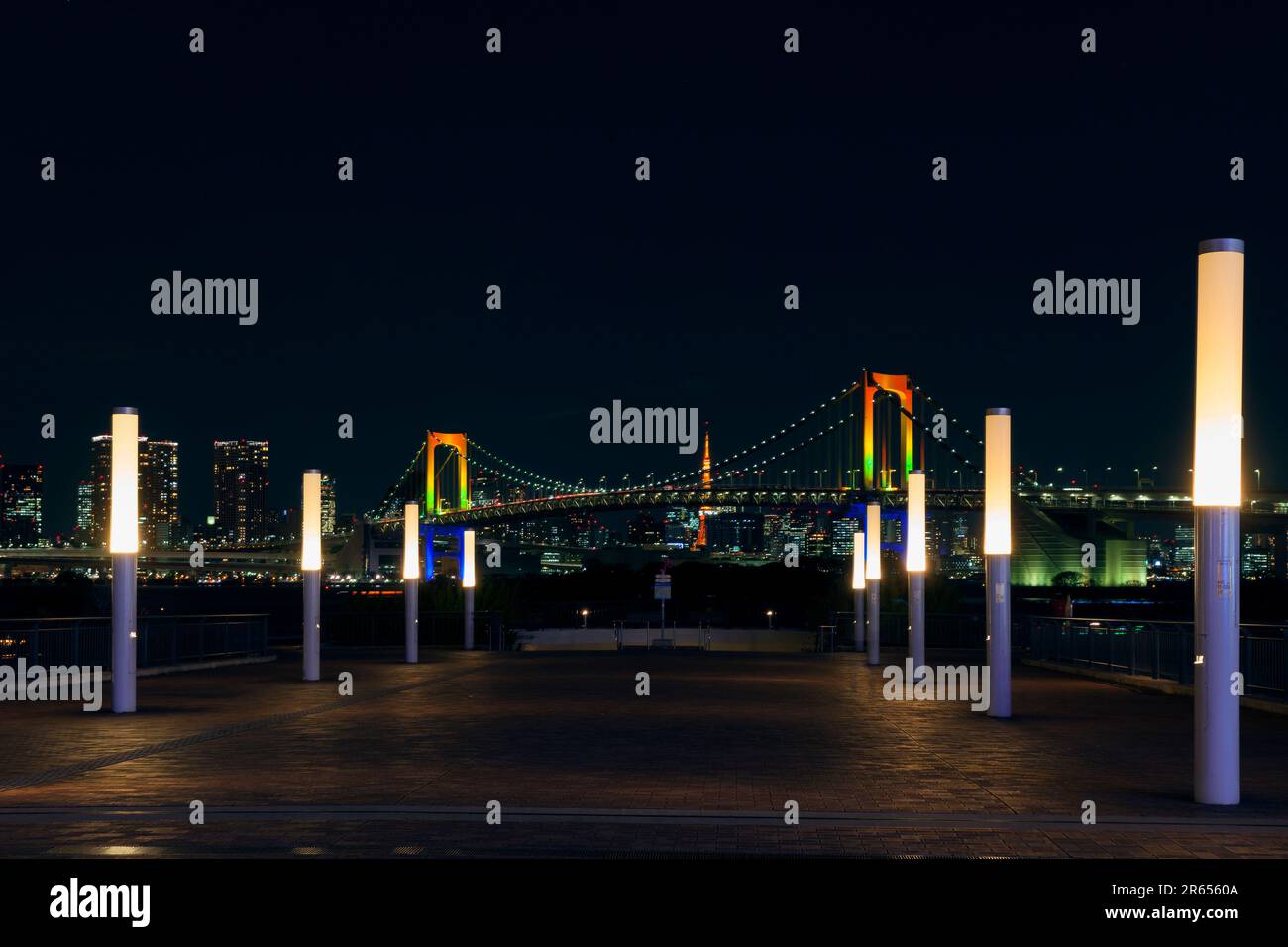 Night view of Odaiba Stock Photo - Alamy