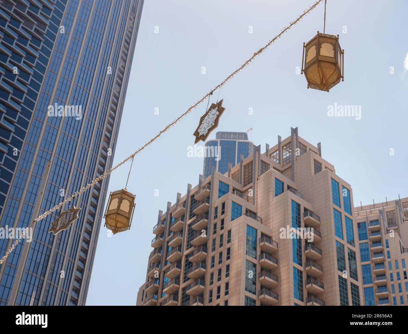 23 March 2023, Dubai, UAE: Downtown Dubai is a crowded area that is ...