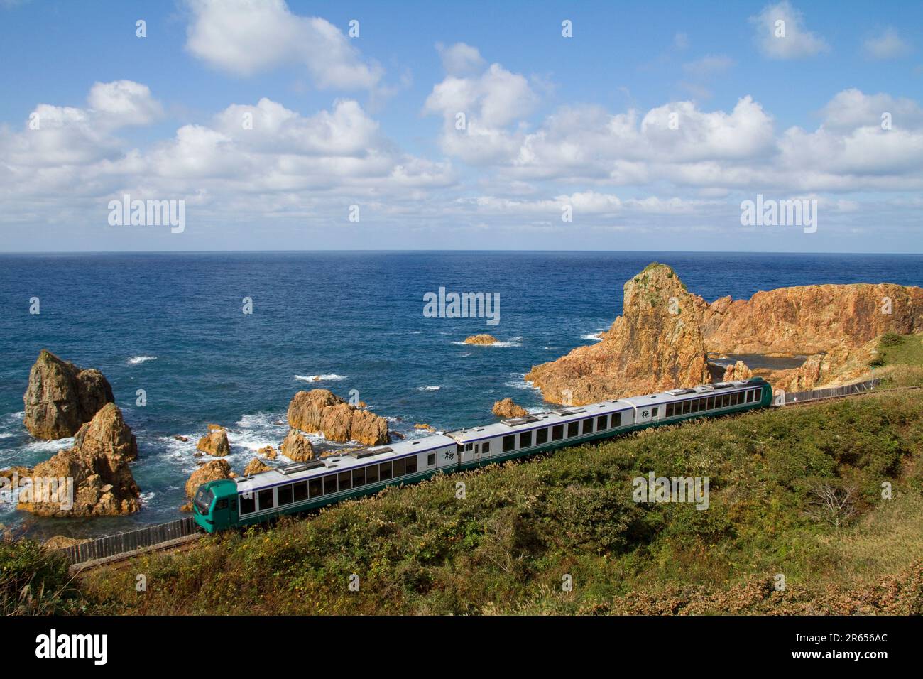 Gono Line and Resort Shirakami Stock Photo - Alamy