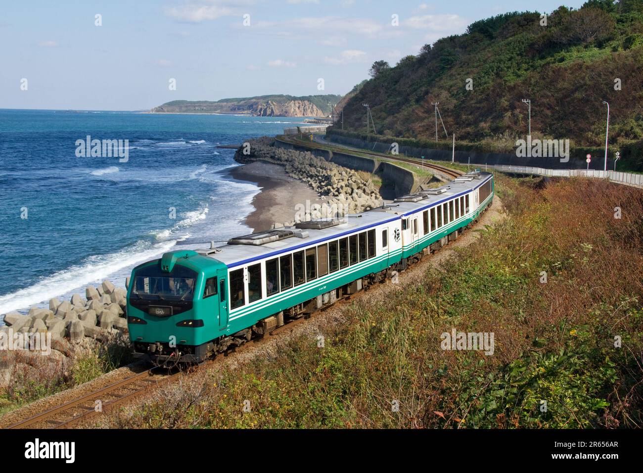 Gono Line and Resort Shirakami Stock Photo - Alamy
