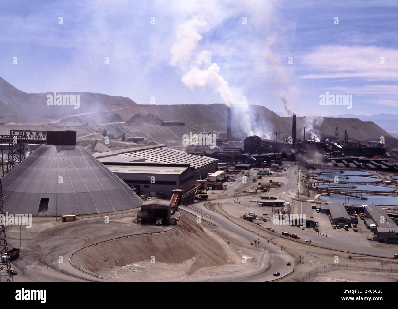 Chile, Atacama Desert, Chuquicamata copper mine Stock Photo - Alamy