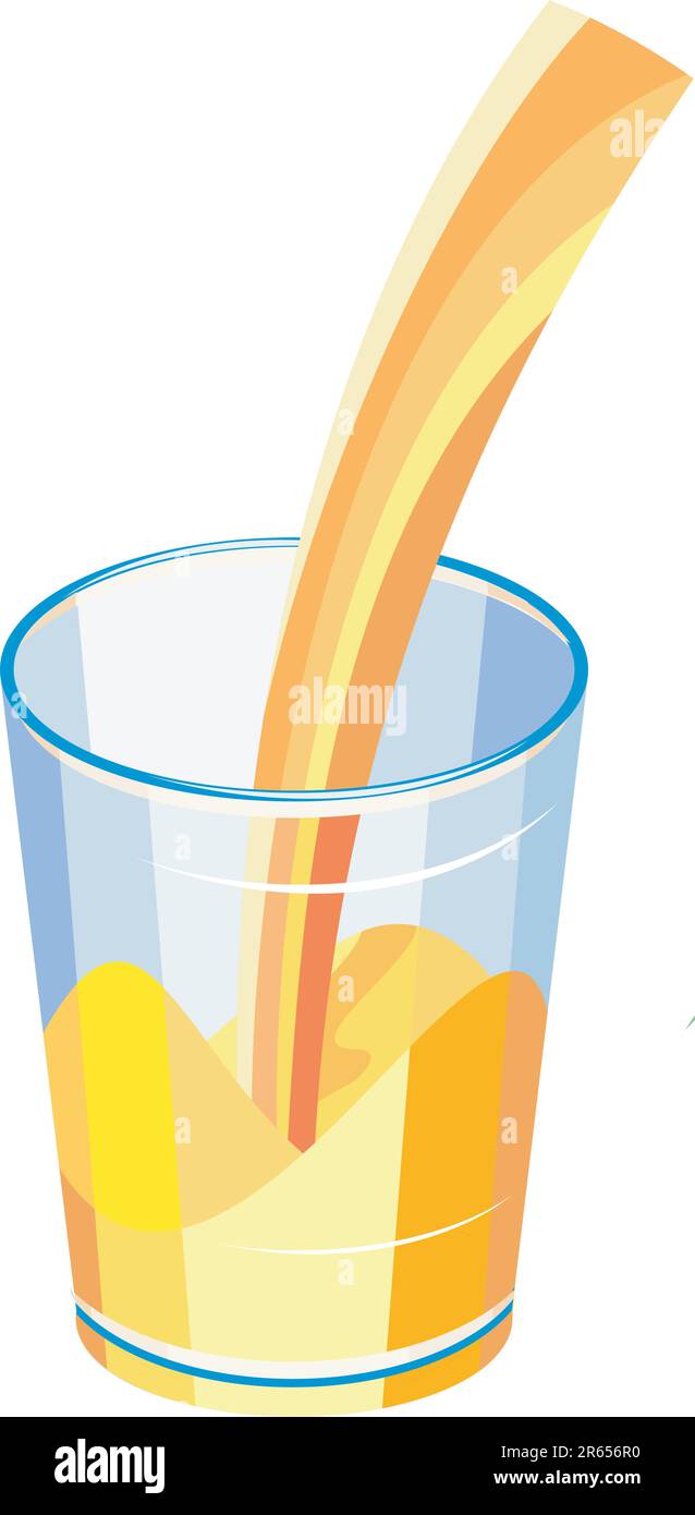 Orange juice clipart Stock Vector Images - Alamy