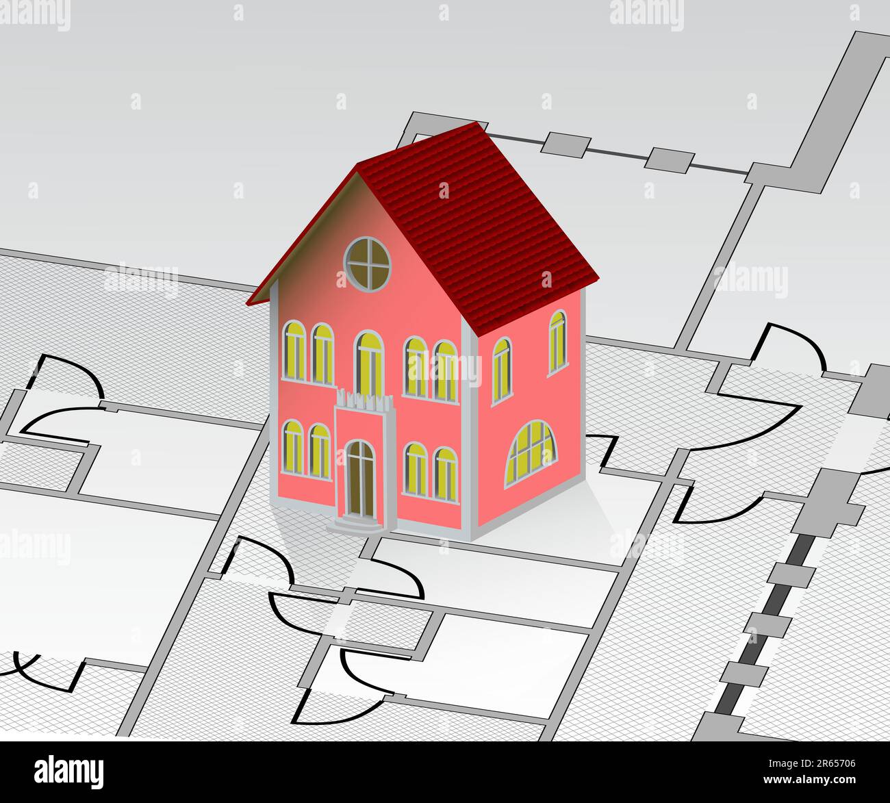Housing project Stock Vector Images - Alamy