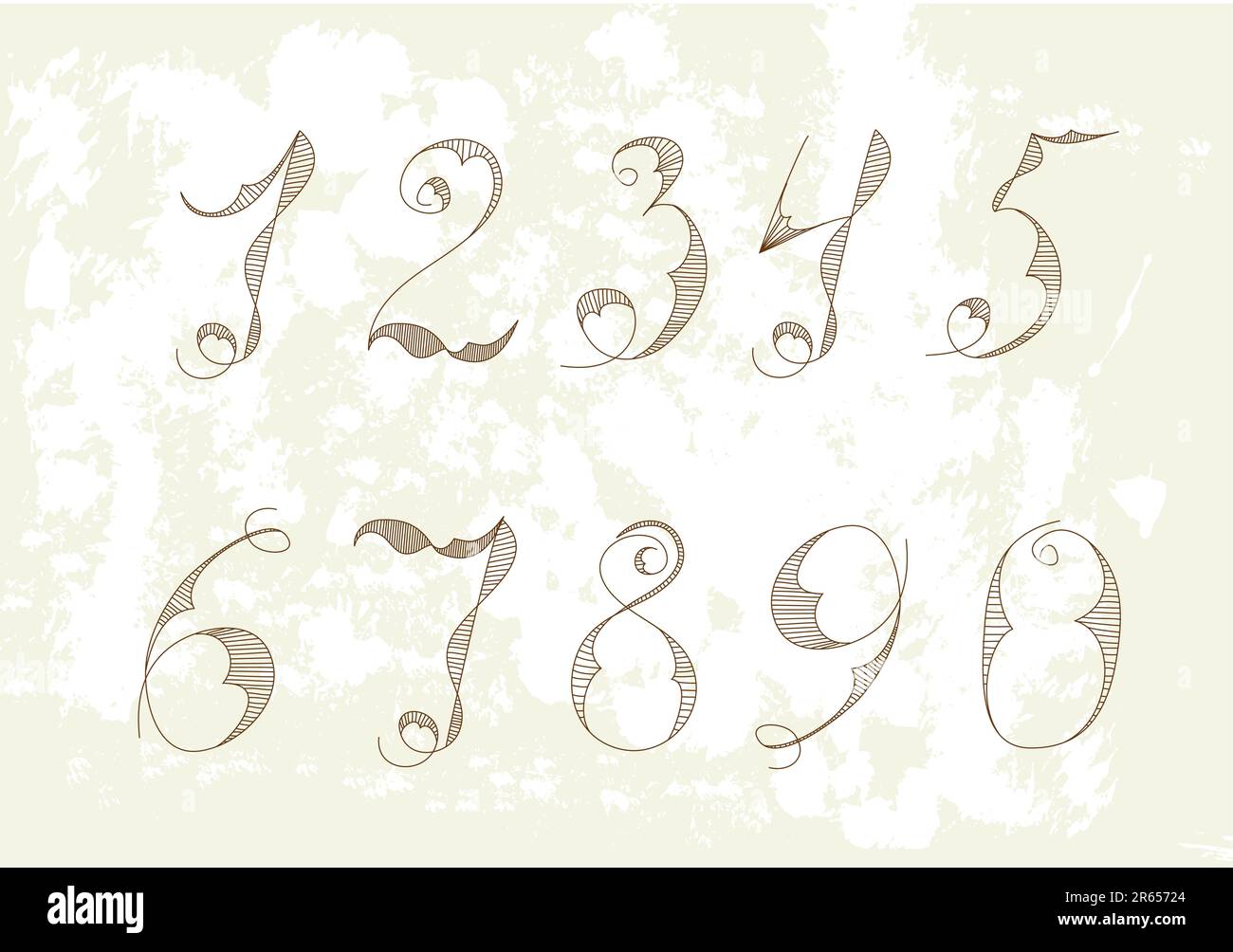 Sequence numbers Stock Vector Images - Alamy