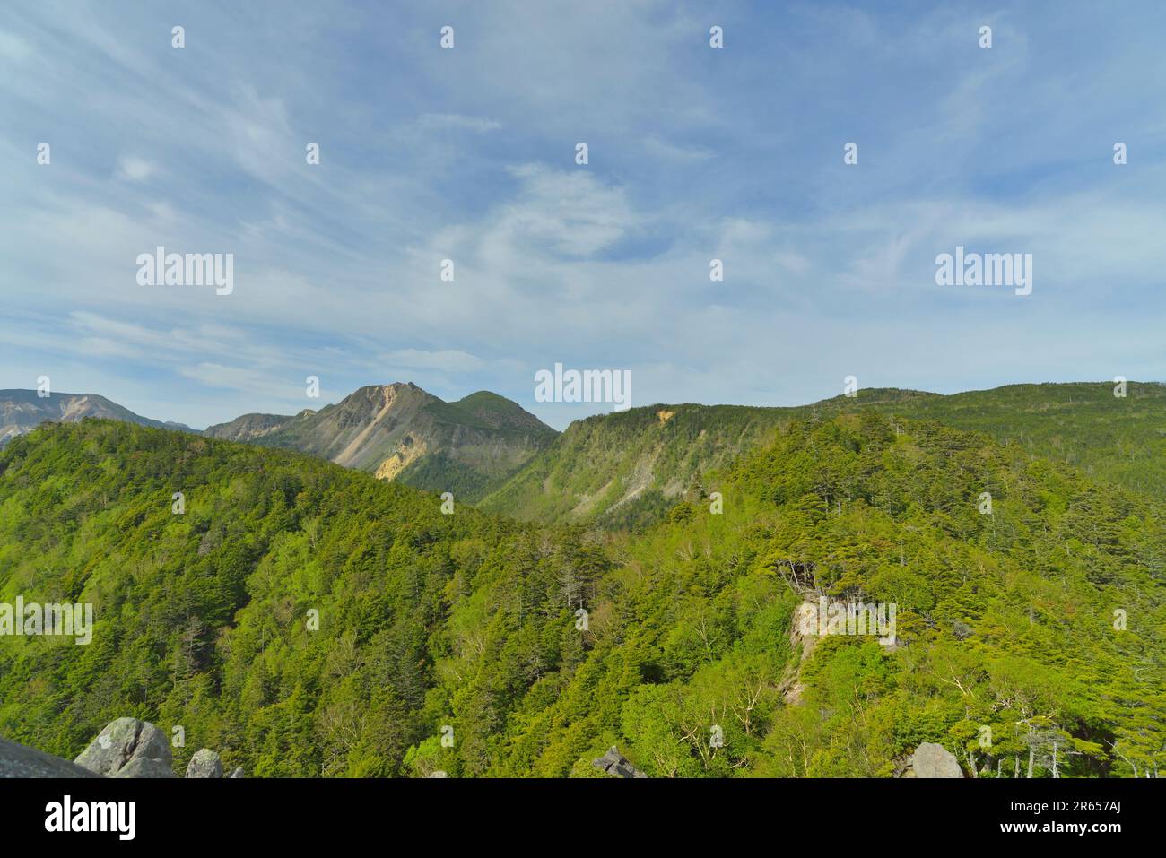 Mt. Tengu on Mt. Yatsugatake Stock Photo - Alamy