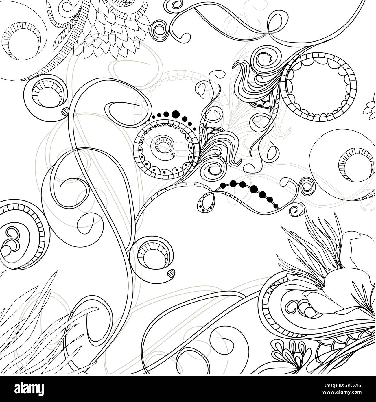 Decorative template for background Stock Vector Image & Art - Alamy