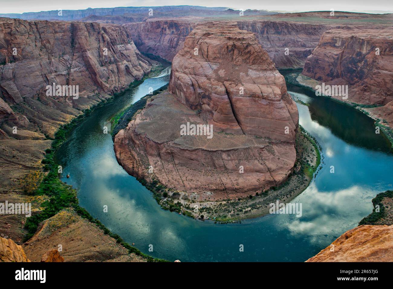 The famous Colorado River at Horseshoe Bend, Arizona Stock Photo - Alamy