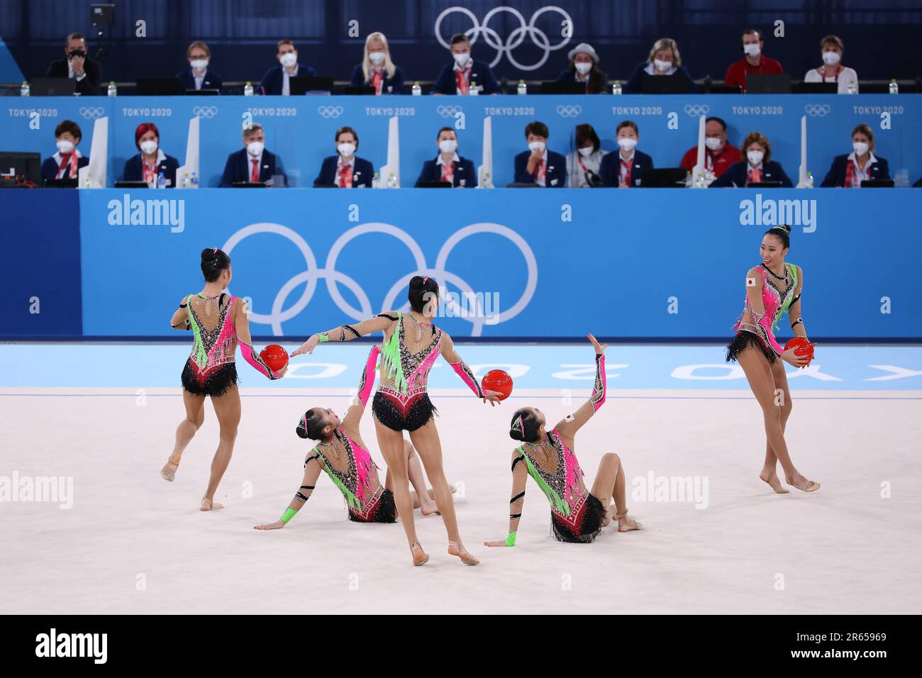 AUG 8, 2021 - Tokyo, Japan: Rie Matsubara, Sakura Noshitani, Sayuri Sugimoto, Ayuka Suzuki and ...