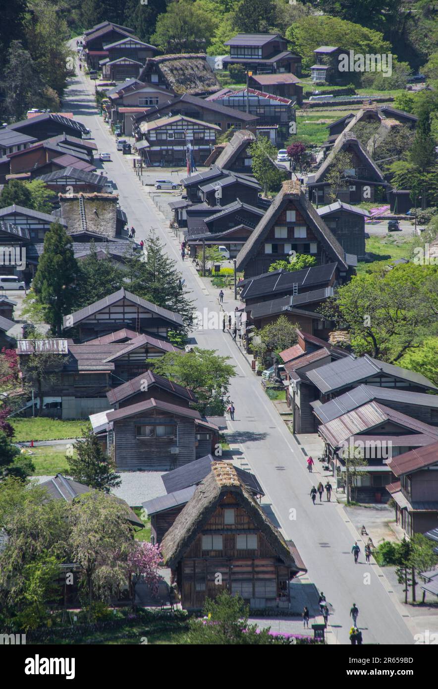 Village of the houses with steep rafter roof gassho village hi-res ...