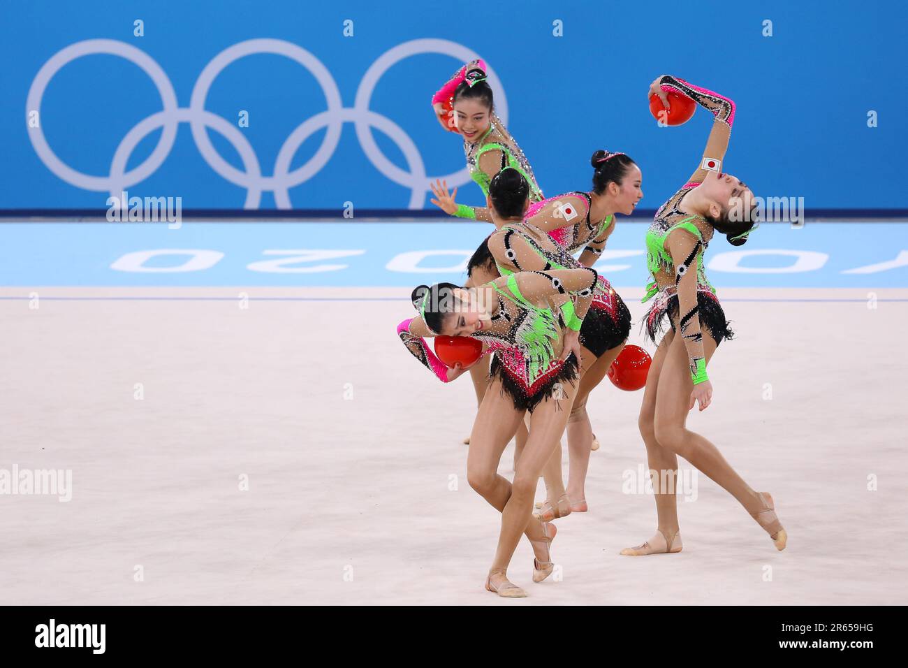 AUG 8, 2021 - Tokyo, Japan: Rie Matsubara, Sakura Noshitani, Sayuri Sugimoto, Ayuka Suzuki and ...