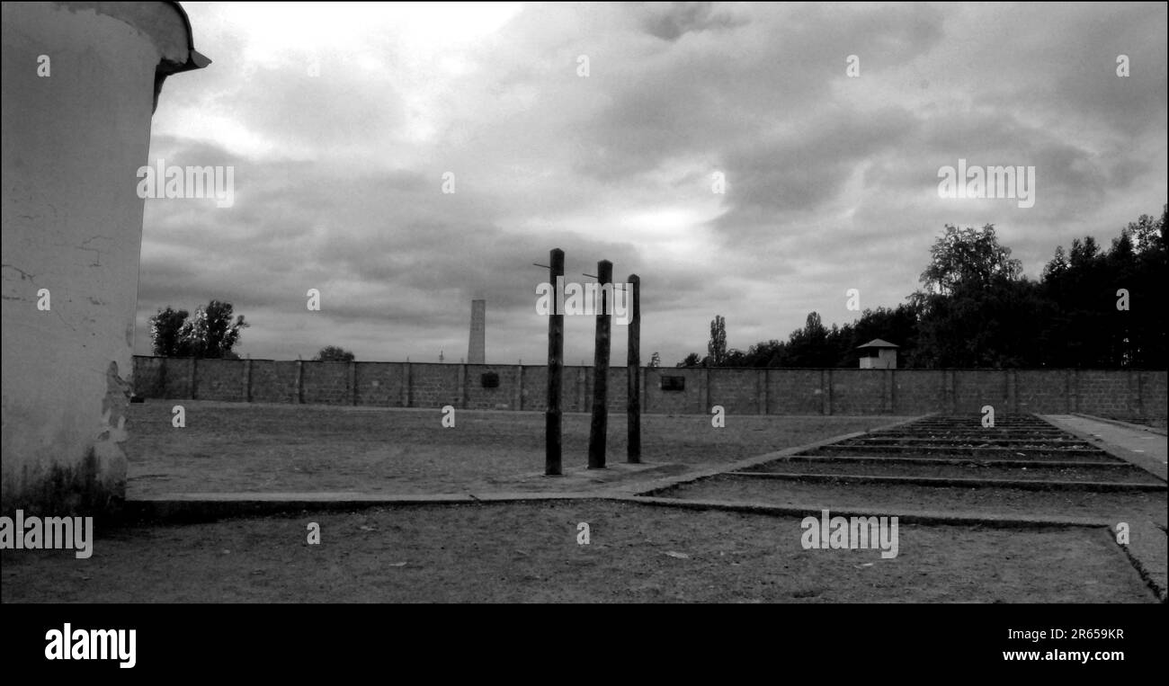 Prison Yard, Sachenhausen Camp, Germany Stock Photo - Alamy