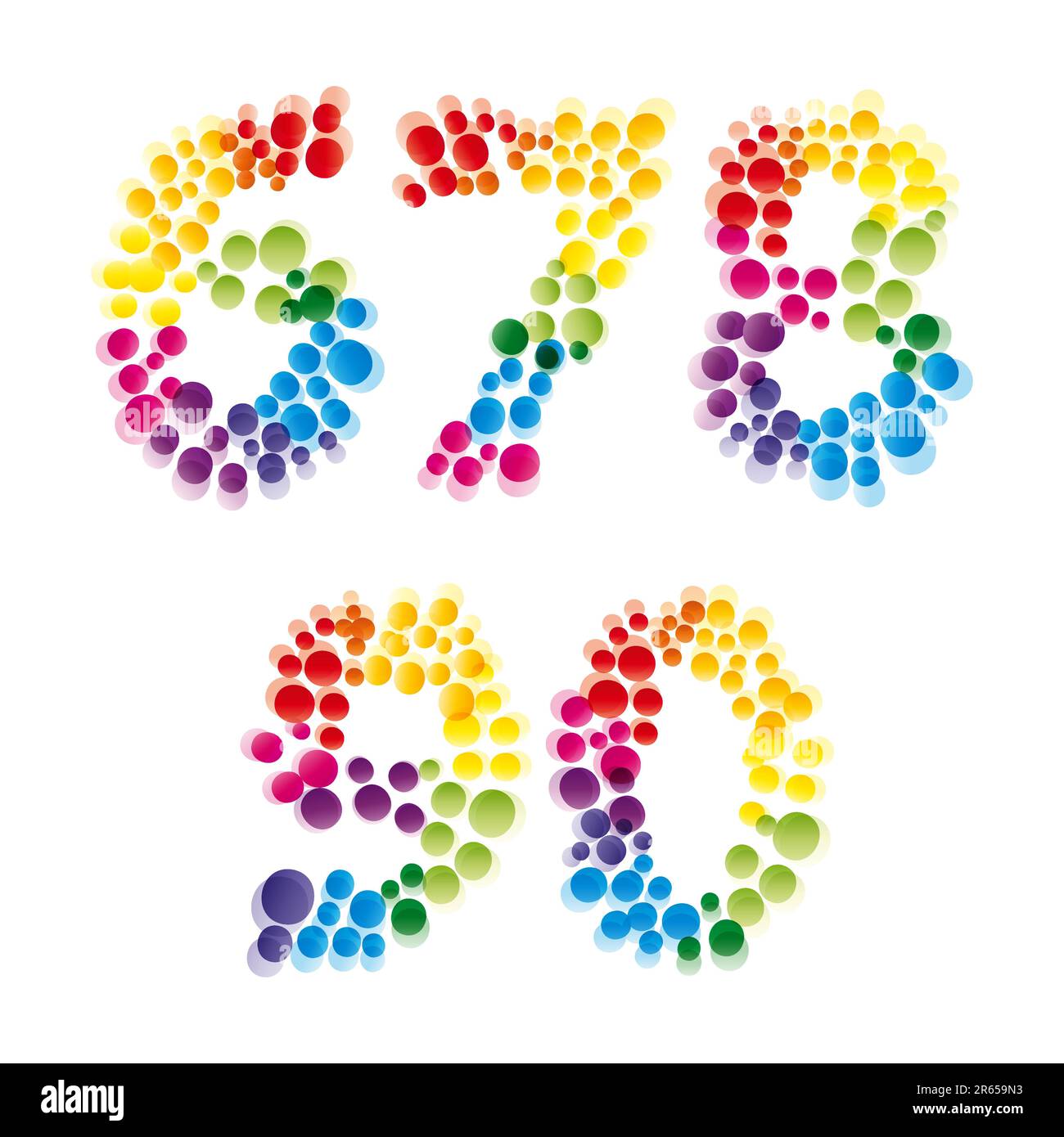 vector set of alphabet elements made of bubbles.Illustration for your ...