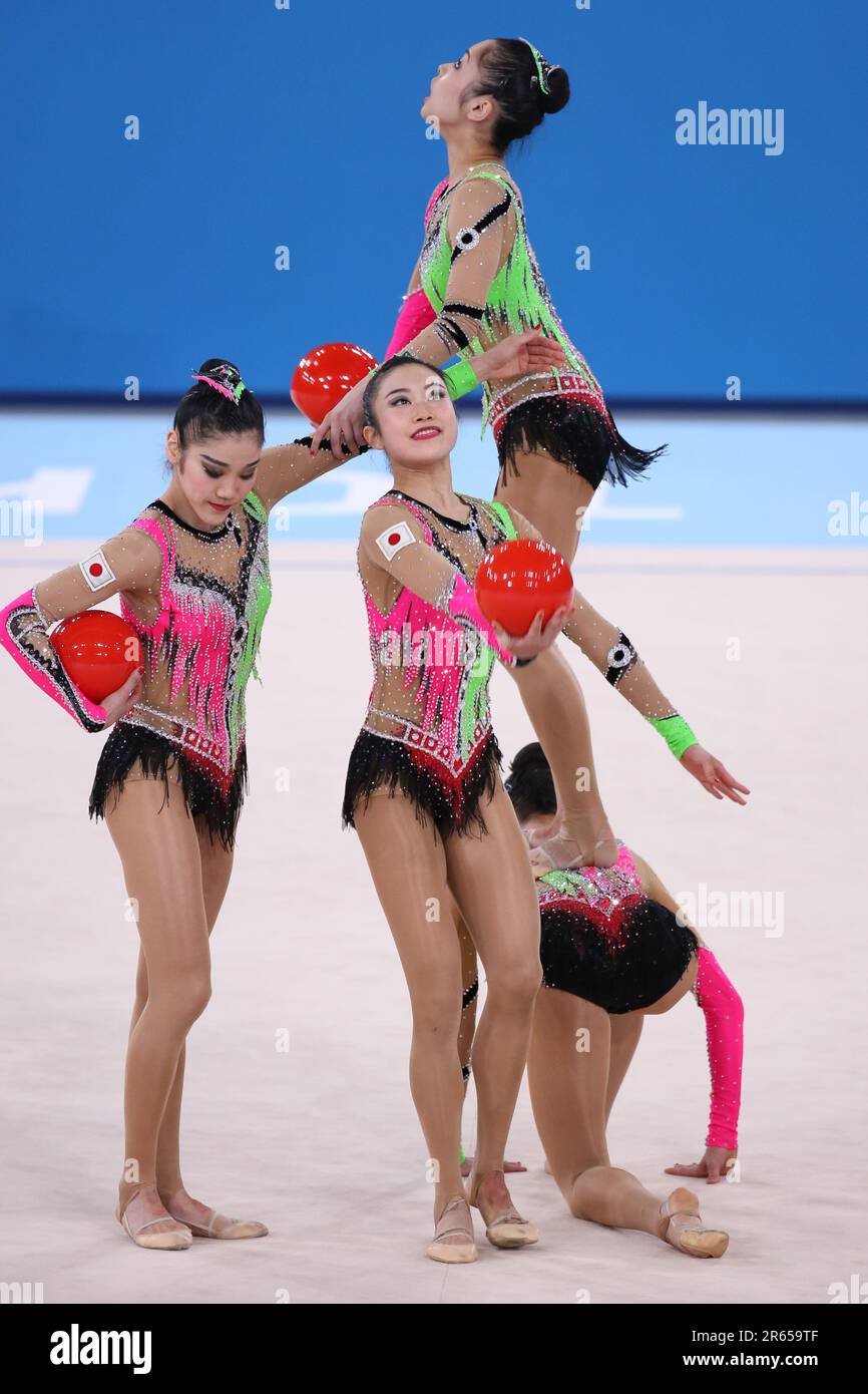 AUG 8, 2021 - Tokyo, Japan: Rie Matsubara, Sakura Noshitani, Sayuri Sugimoto, Ayuka Suzuki and ...