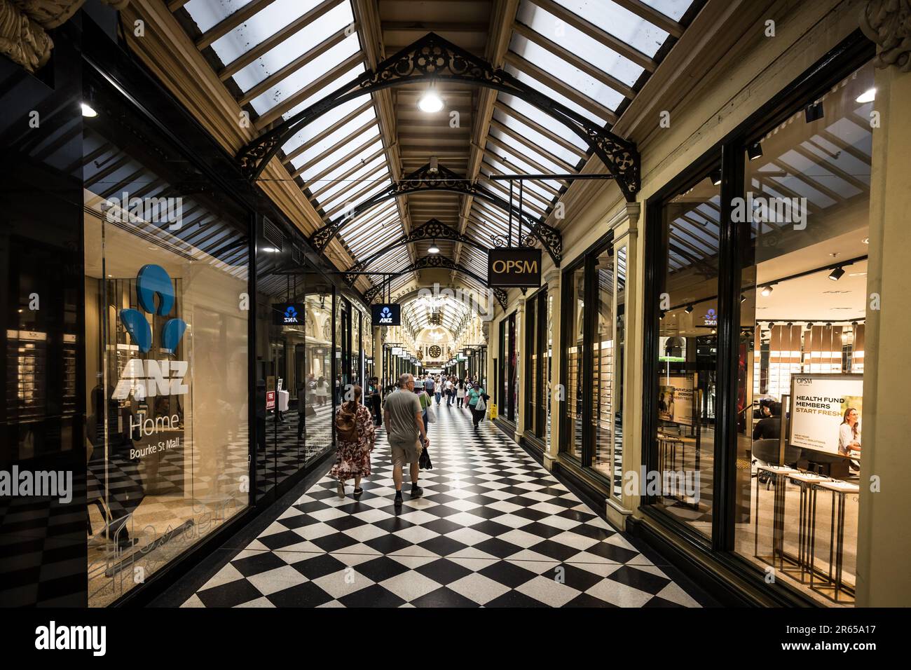 Royal Arcade in Melbourne Australia Stock Photo - Alamy