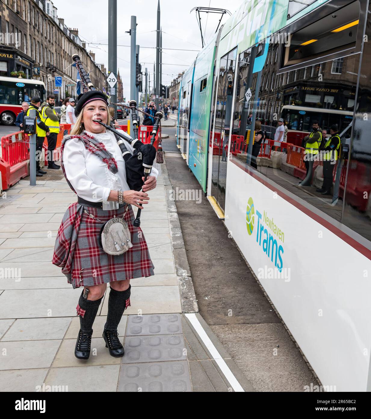 Edinburgh, Scotland, UK, 07 June 2023. Trams to Newhaven: After 3.5 ...