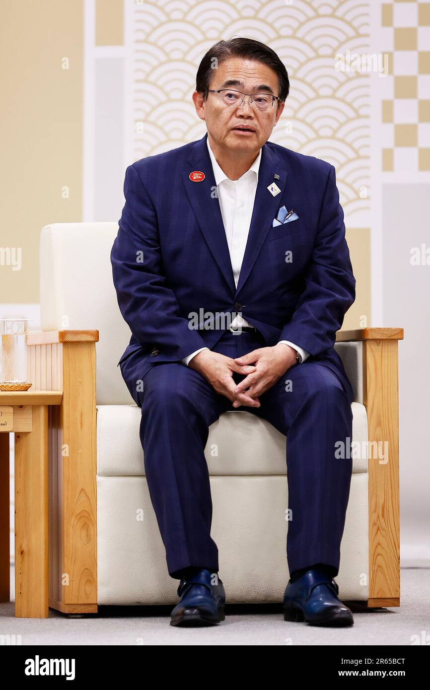 Tokyo, Japan. 7th June, 2023. Hideaki Ohmura Governor of Aichi ...
