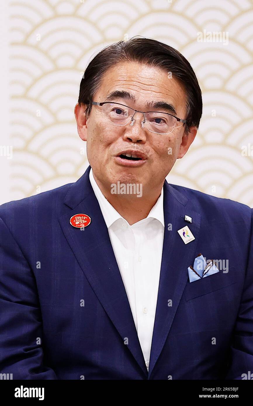 Tokyo, Japan. 7th June, 2023. Hideaki Ohmura Governor of Aichi ...