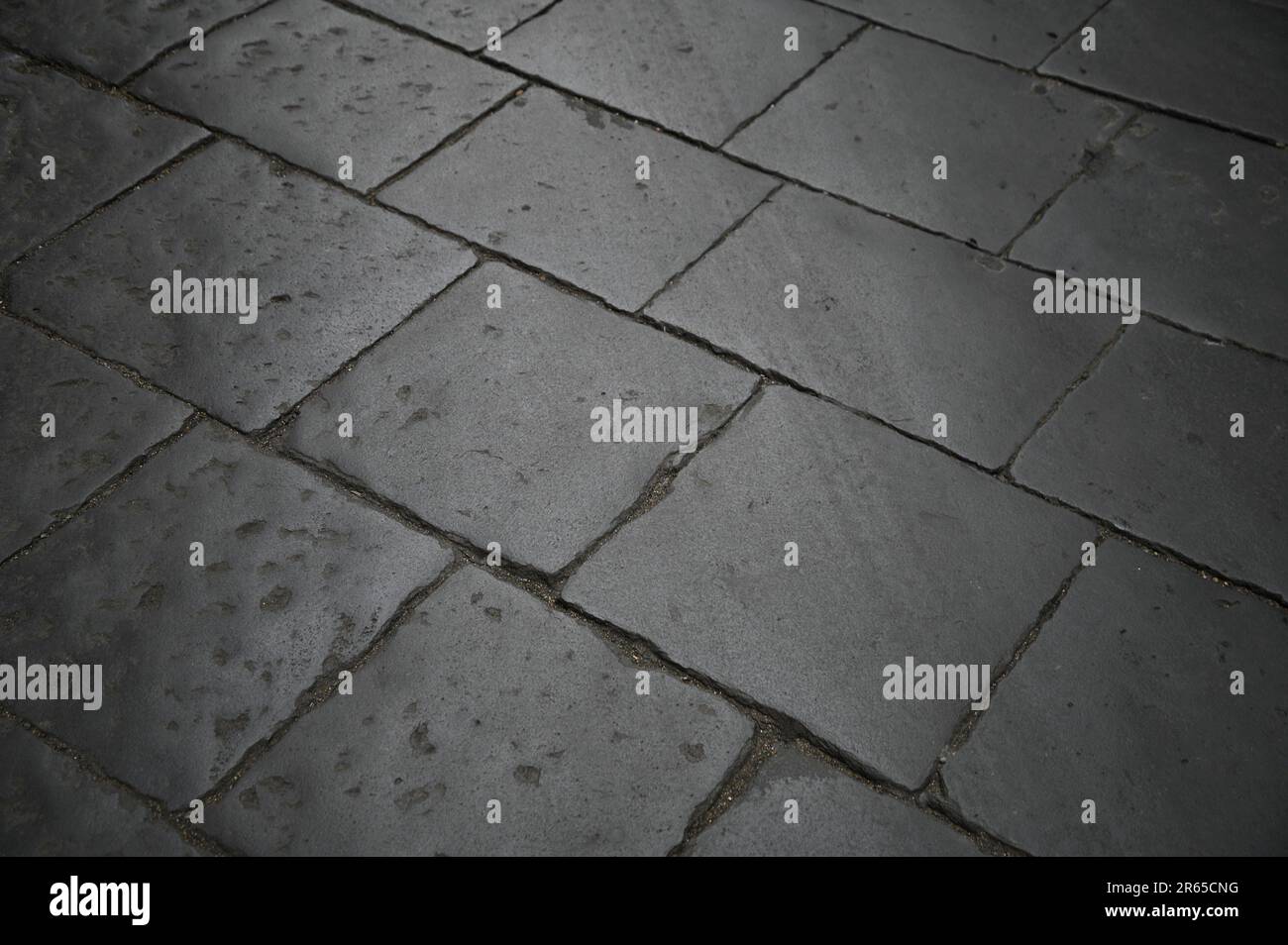 Antique slate pavement in Catania Sicily, Italy Stock Photo - Alamy