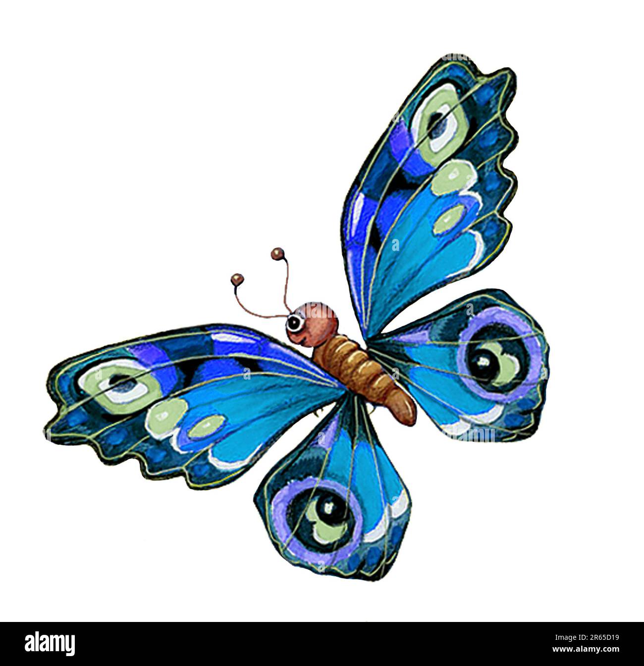 Blue butterfly butterflies hi-res stock photography and images - Alamy