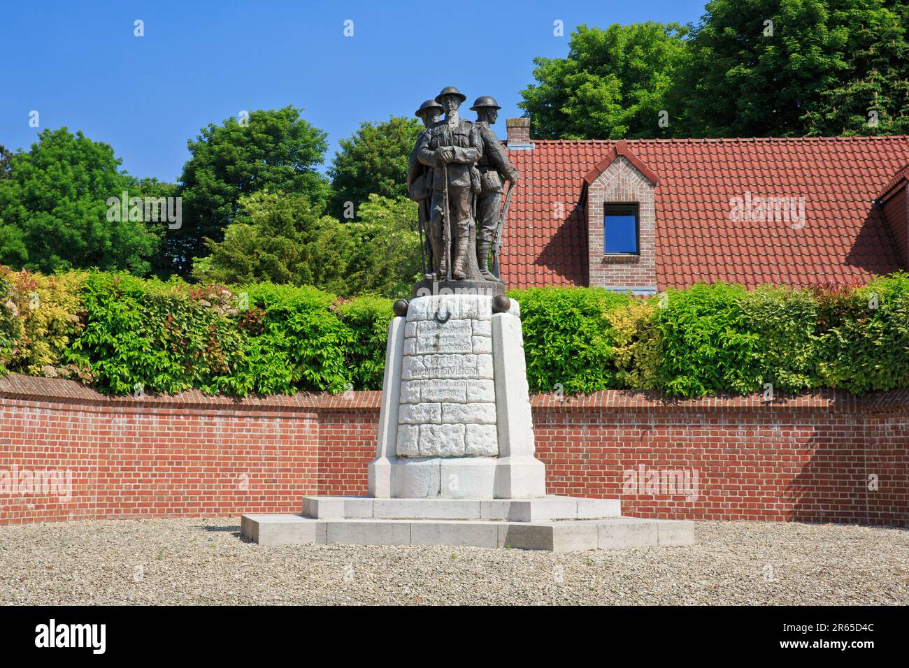 The British 37th Division Monument (First World War) at Monchy-le-Preux ...