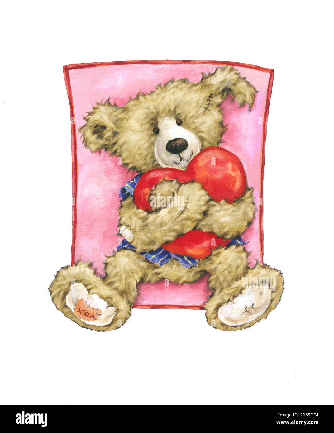 Bear hugging large heart hi-res stock photography and images - Alamy