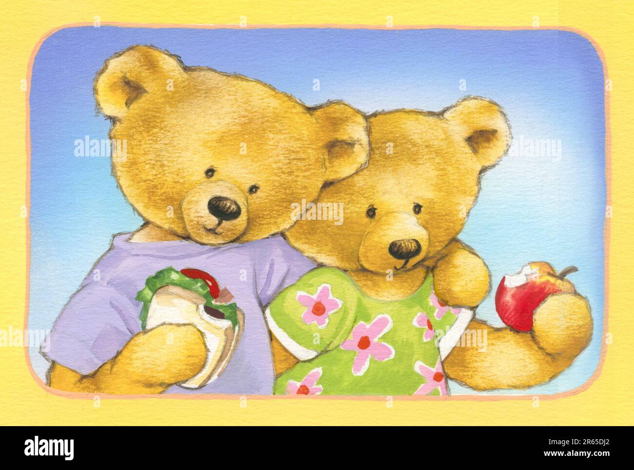 Party food artwork hi-res stock photography and images - Alamy