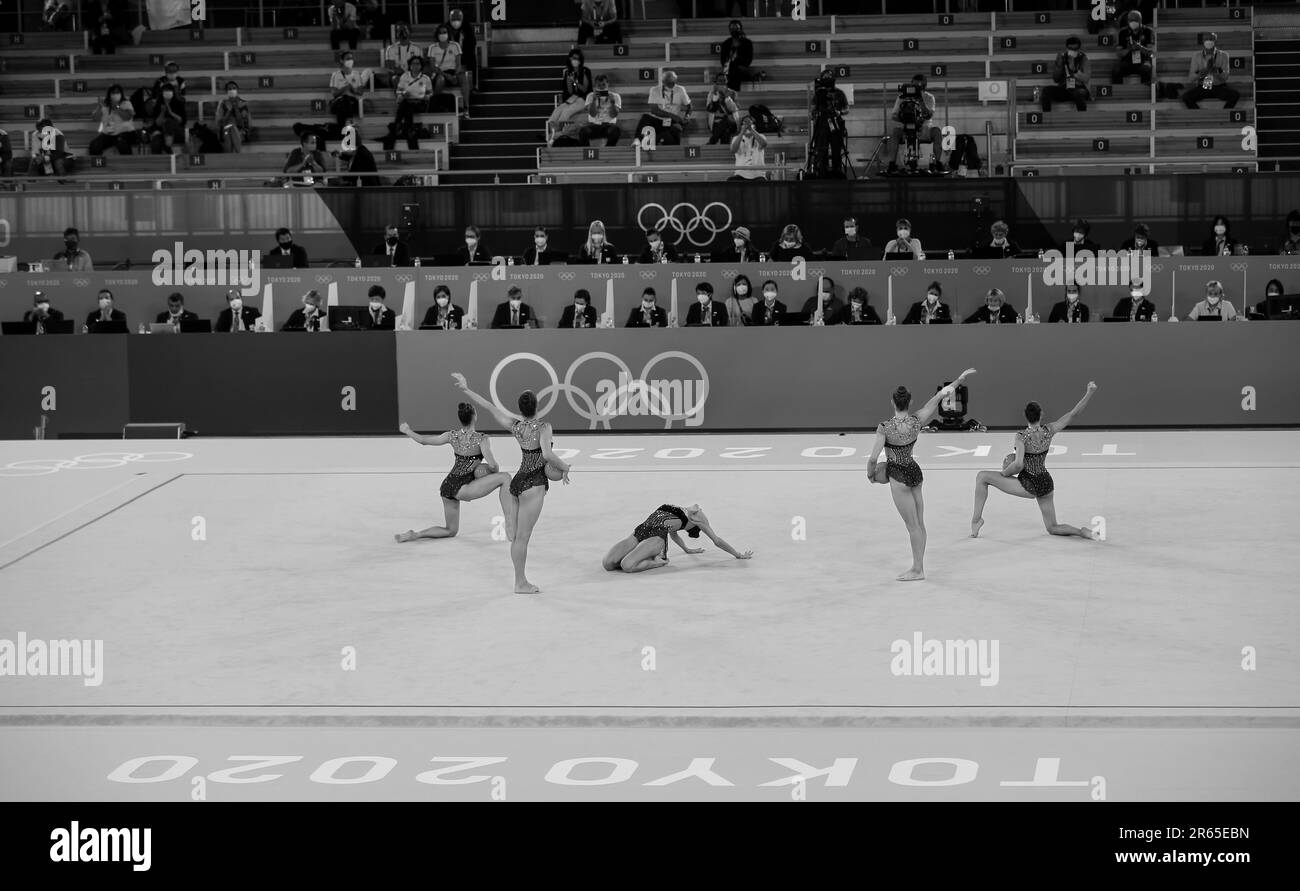 AUG 8, 2021 - Tokyo, Japan: Simona Dyankova, Stefani Kiryakova, Madlen ...