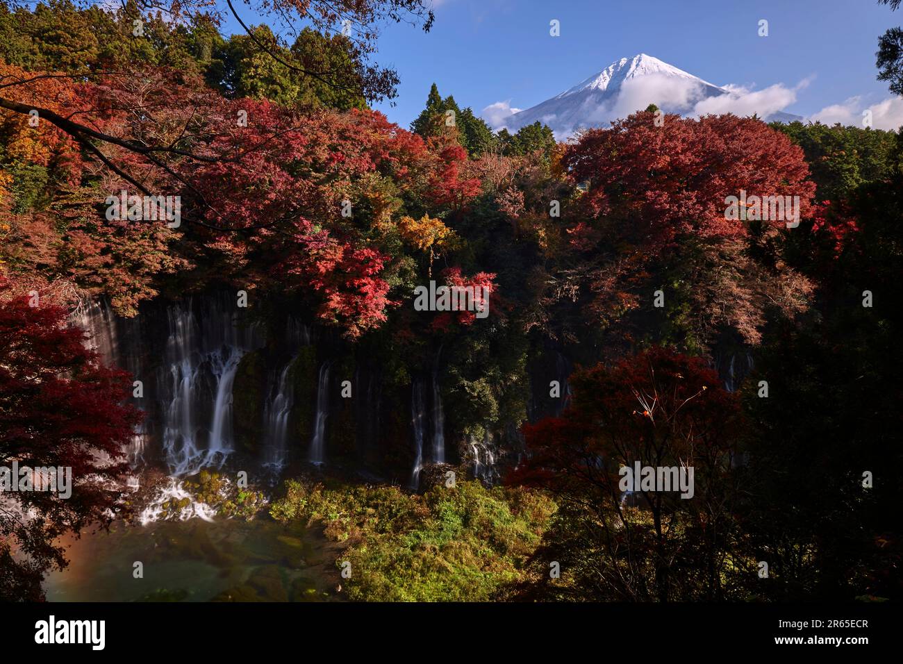 Waterfall and mt fuji hi-res stock photography and images - Alamy