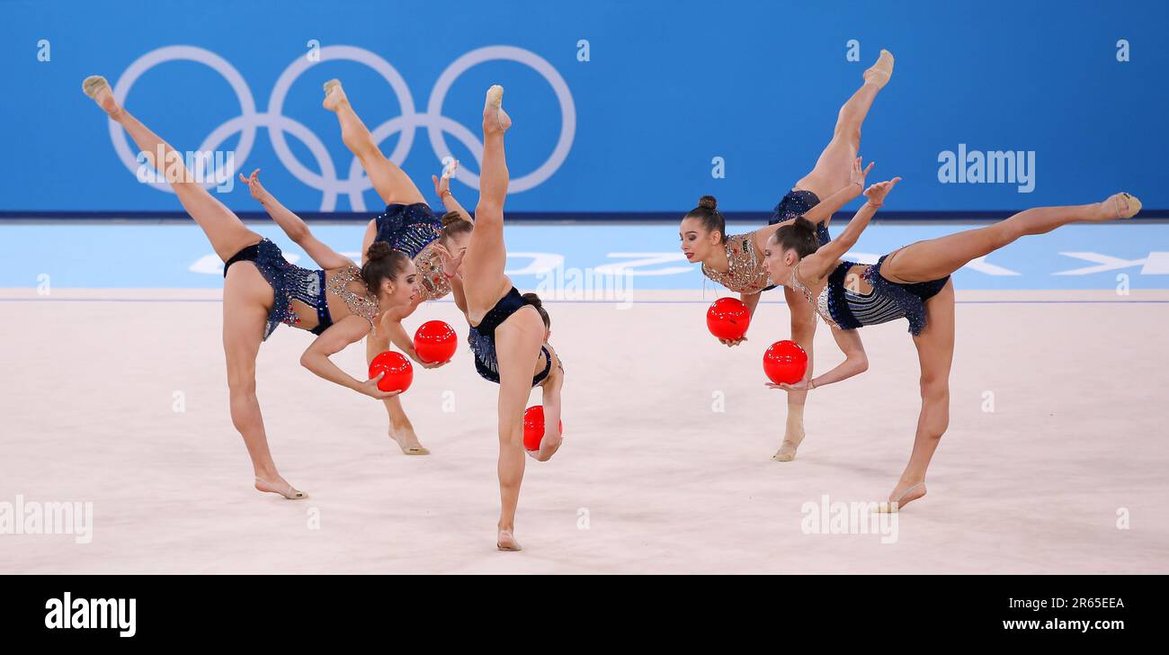 AUG 8, 2021 - Tokyo, Japan: Simona Dyankova, Stefani Kiryakova, Madlen ...