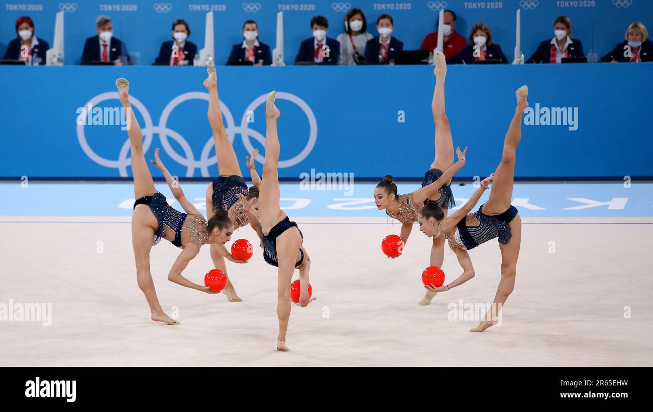 AUG 8, 2021 - Tokyo, Japan: Simona Dyankova, Stefani Kiryakova, Madlen ...