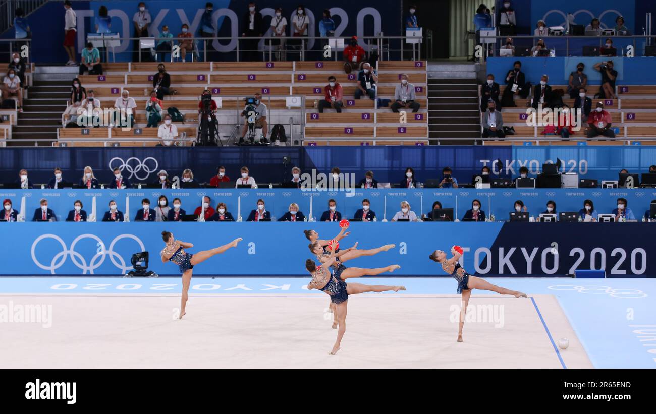 AUG 8, 2021 - Tokyo, Japan: Simona Dyankova, Stefani Kiryakova, Madlen ...