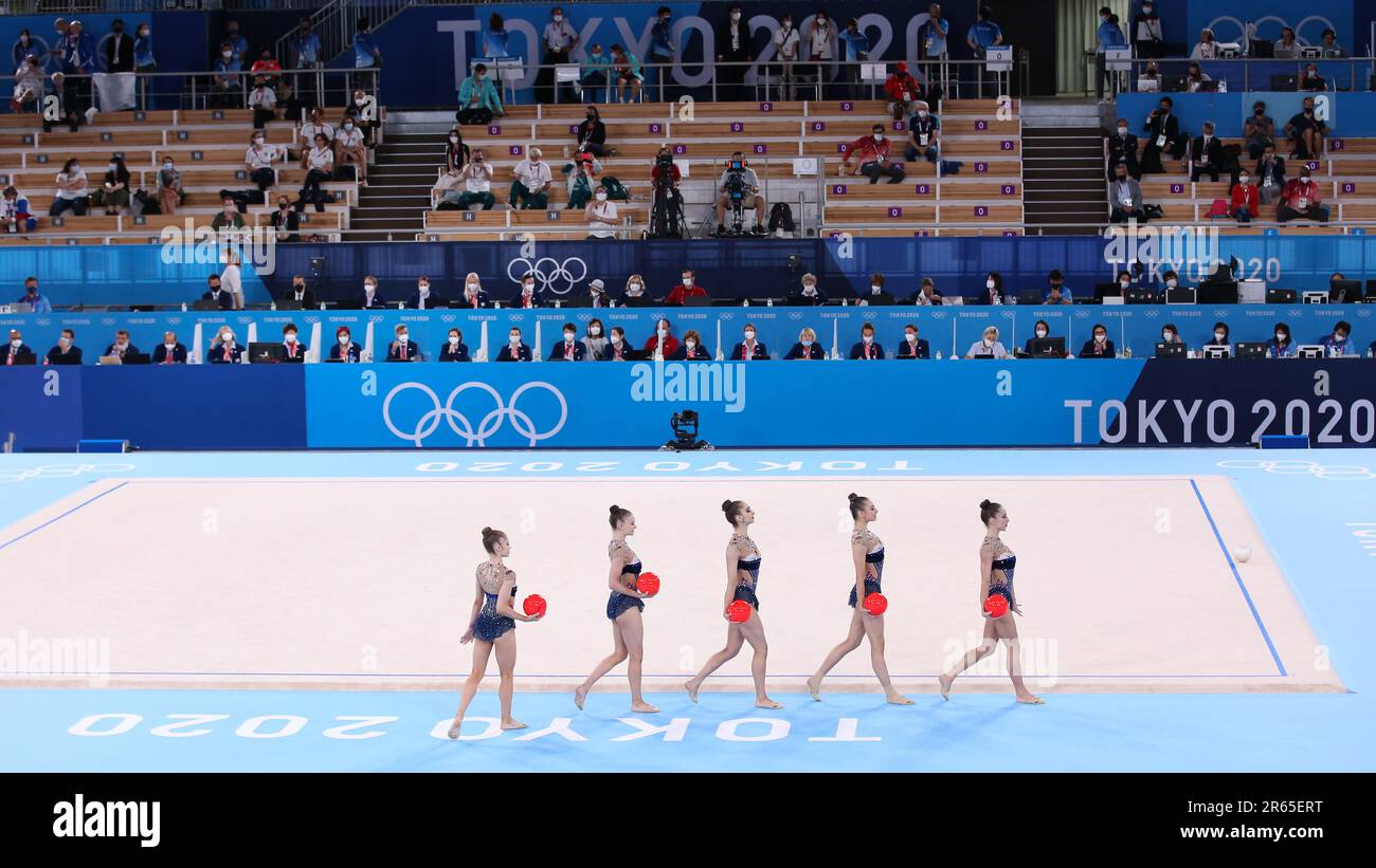 AUG 8, 2021 - Tokyo, Japan: Simona Dyankova, Stefani Kiryakova, Madlen ...