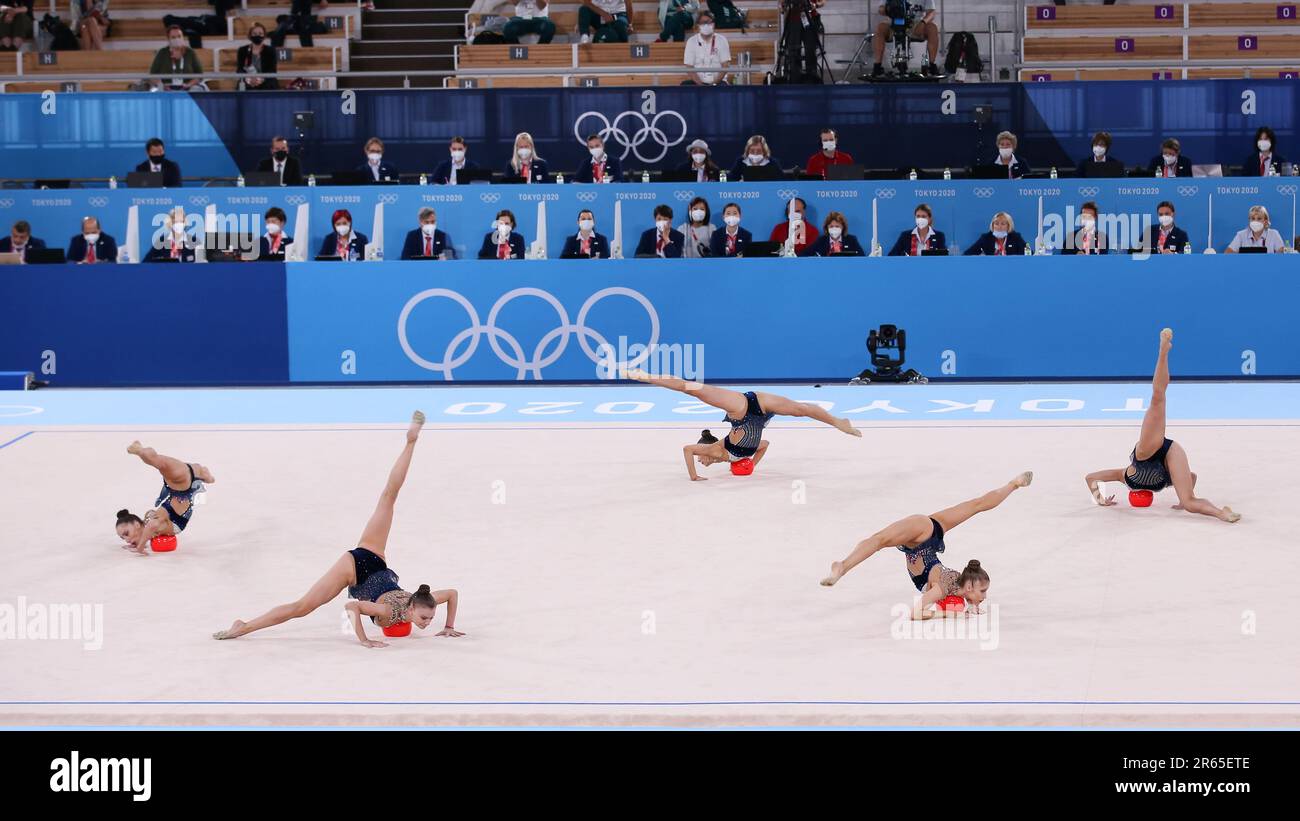 AUG 8, 2021 - Tokyo, Japan: Simona Dyankova, Stefani Kiryakova, Madlen ...