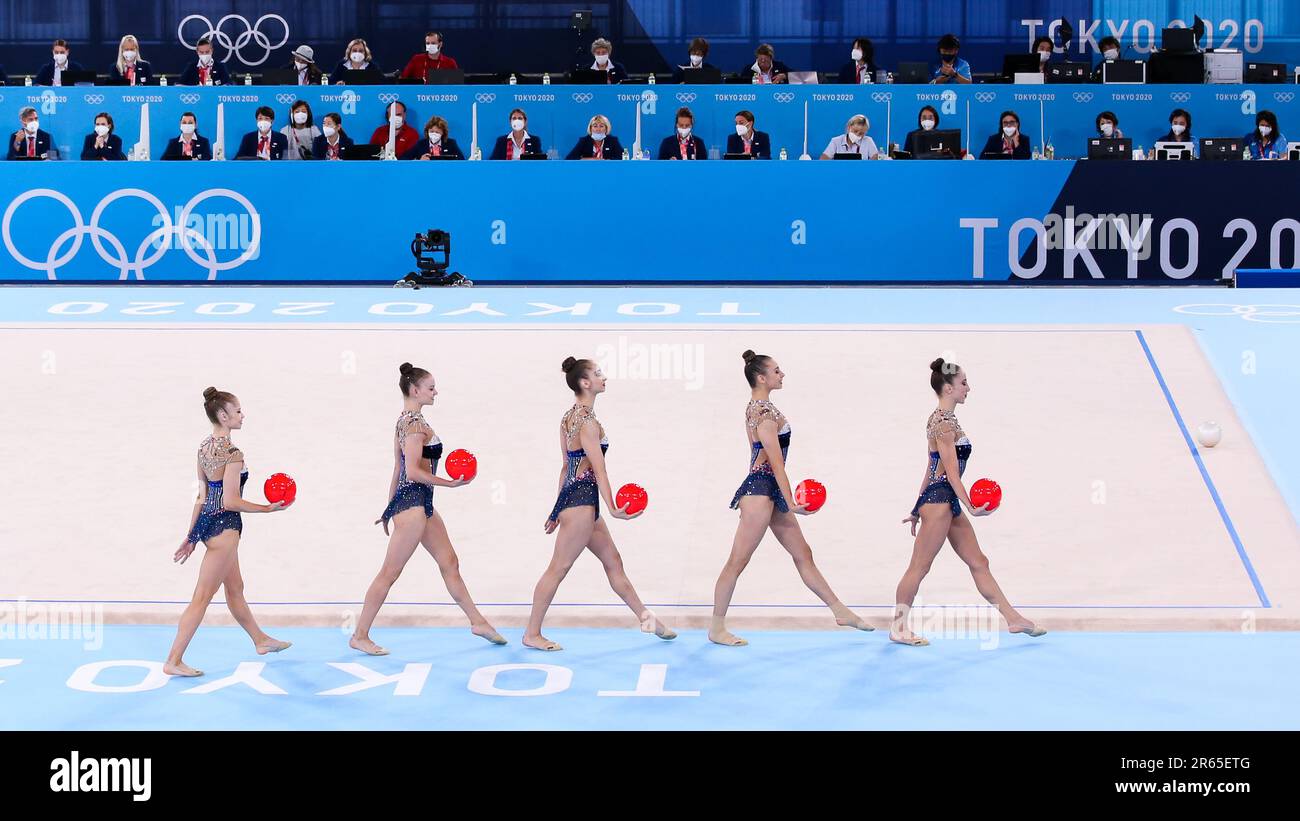 AUG 8, 2021 - Tokyo, Japan: Simona Dyankova, Stefani Kiryakova, Madlen ...