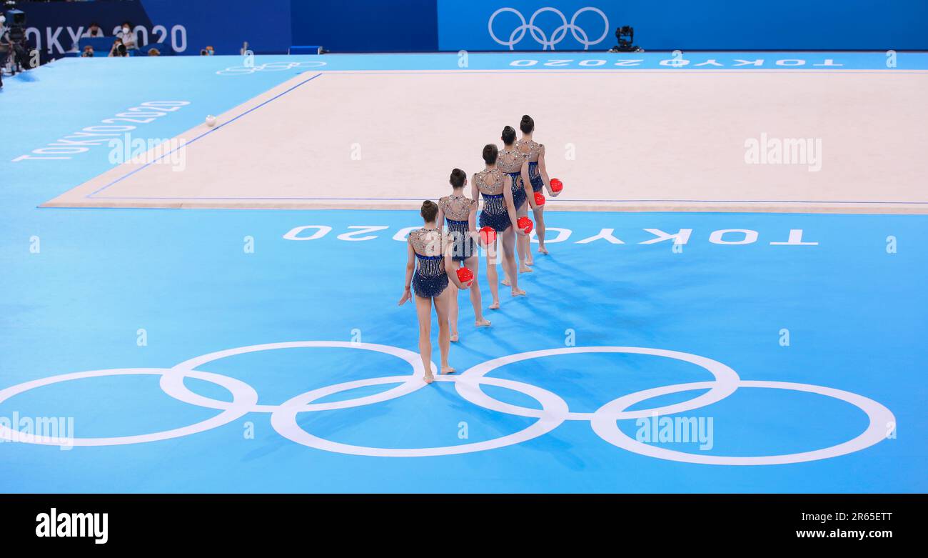 AUG 8, 2021 - Tokyo, Japan: Simona Dyankova, Stefani Kiryakova, Madlen ...